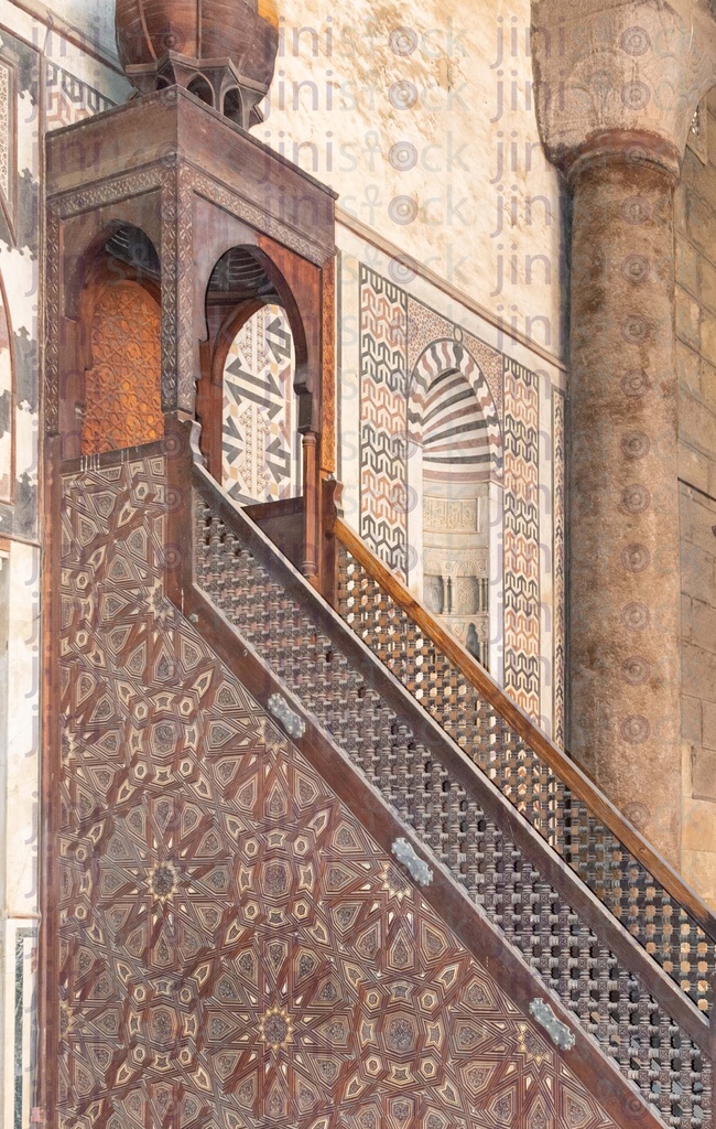 islamic wood work | Jini Stock