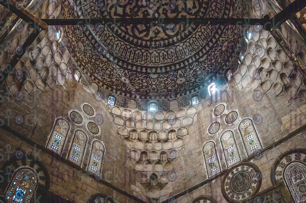 Mosque Ceiling Shows The islamic Architecture | Jini Stock