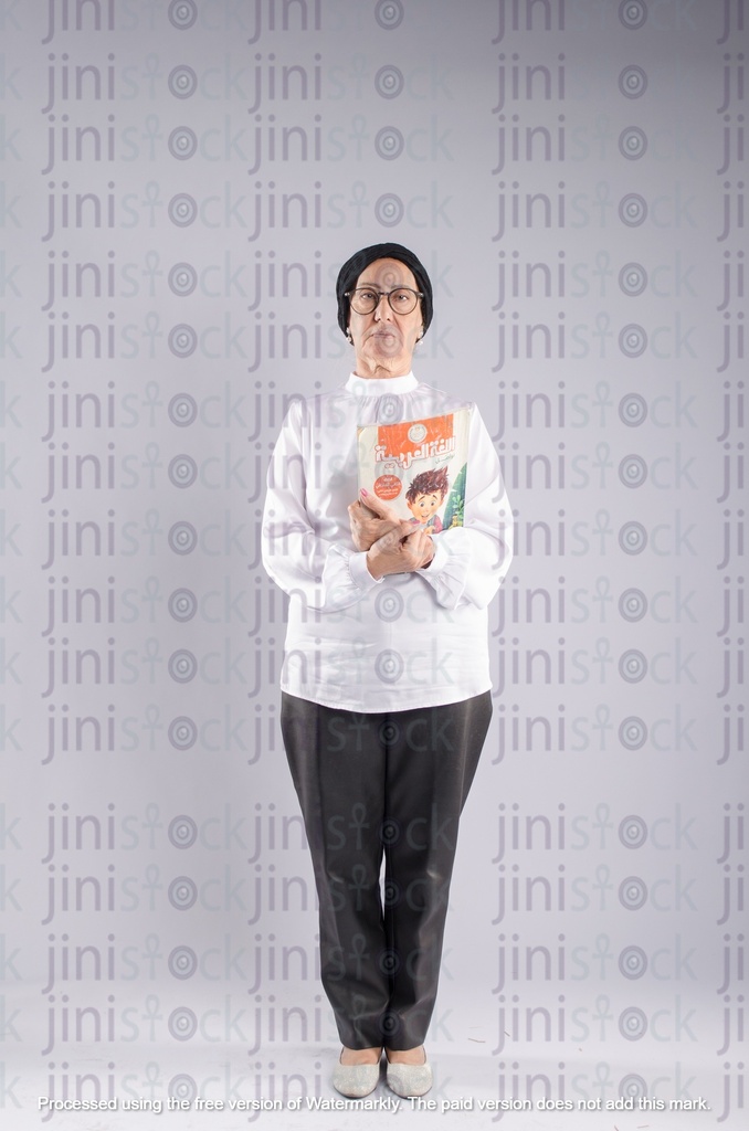 Old Egyptian woman Teacher or school principal | Jini Stock