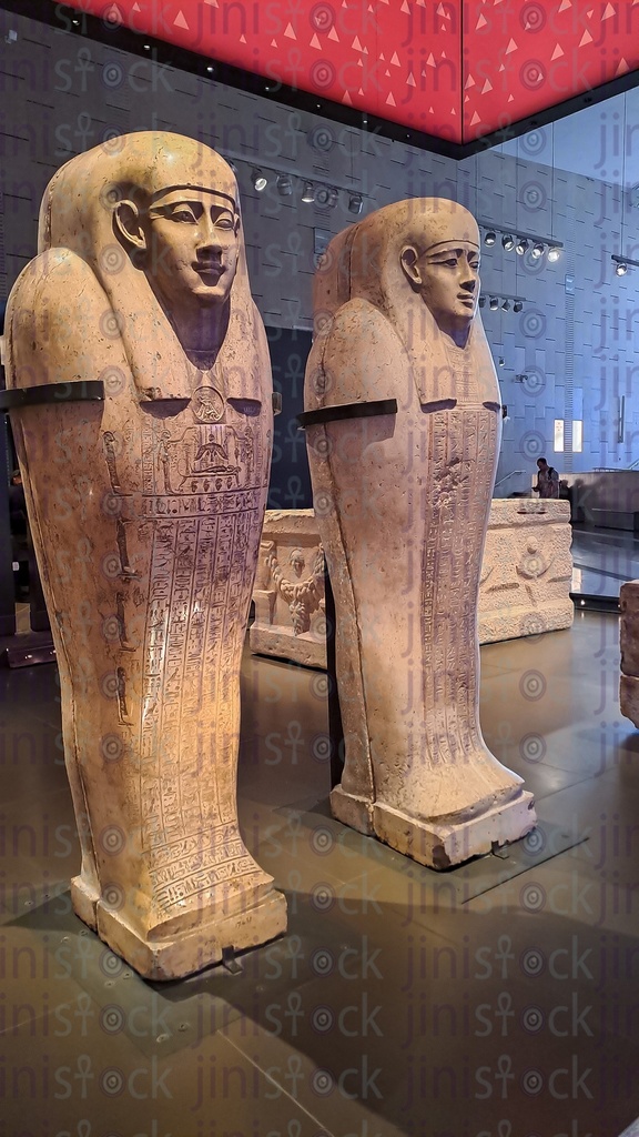 The mummies of ancient Egyptians or pharaohs are in the Grand Egyptian ...